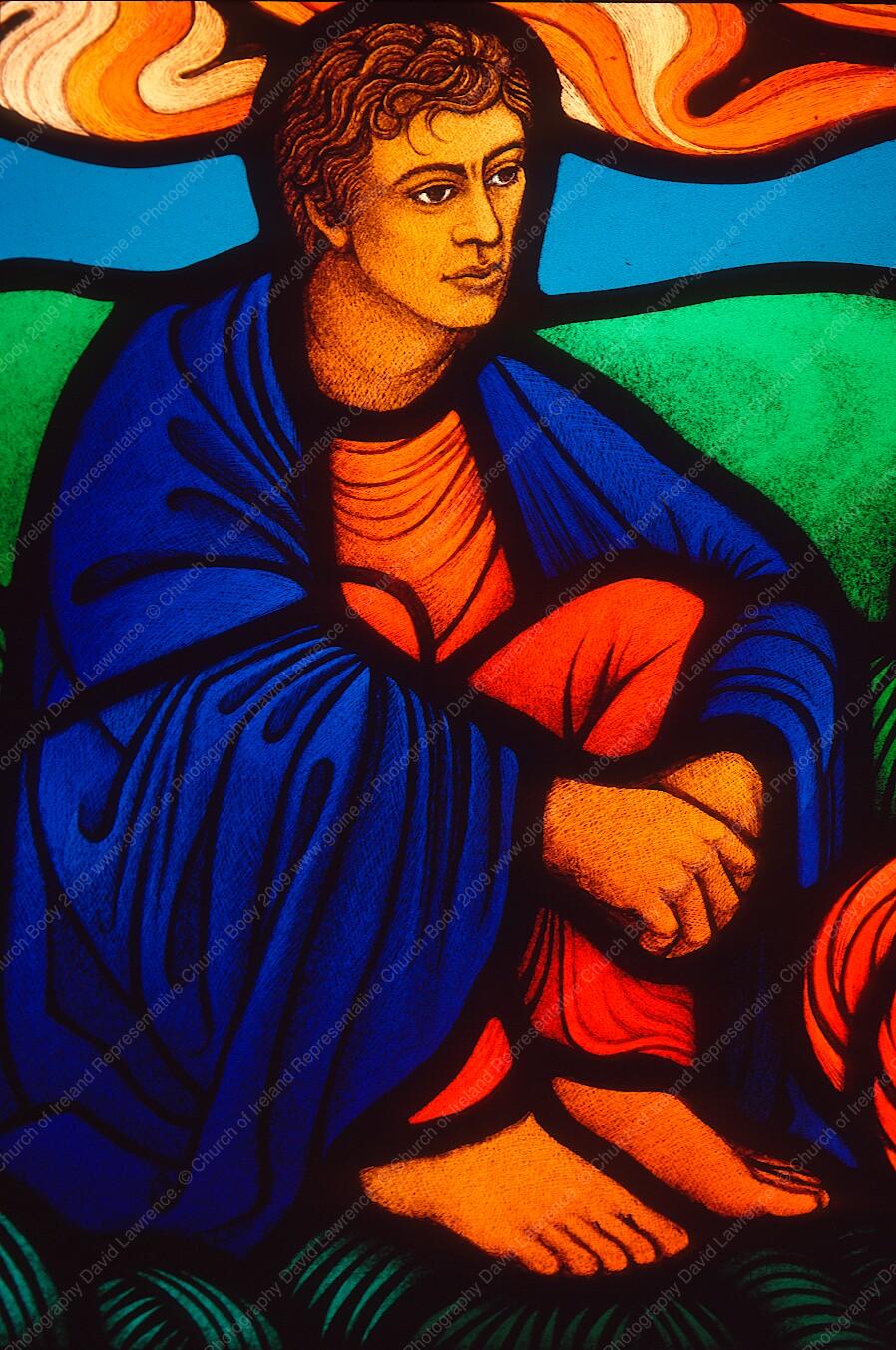 Window - W02 - Ballybay, Christ Church - Gloine - Stained glass in the Church of Ireland