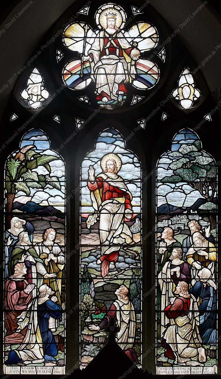 Kilbroney, Rostrevor, St Bronach - Gloine - Stained glass in the Church ...