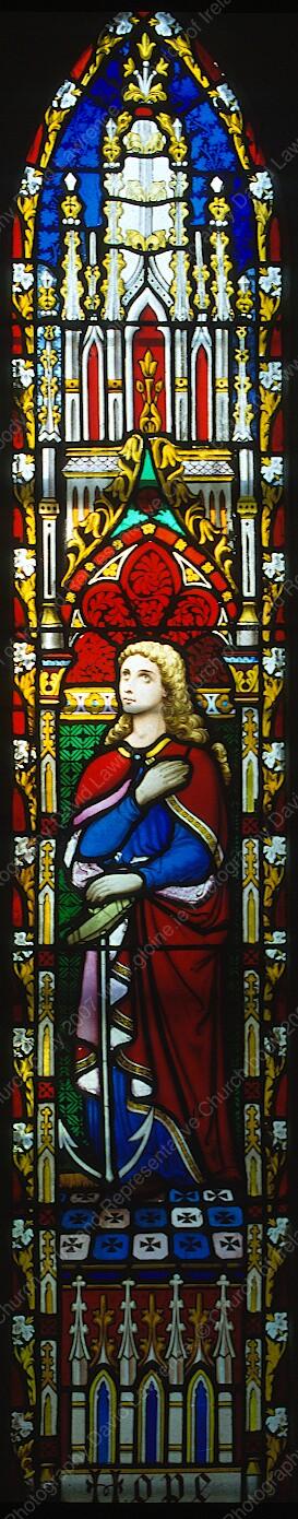 Window - W09 - Bannow, St Paul - Gloine - Stained glass in the Church ...